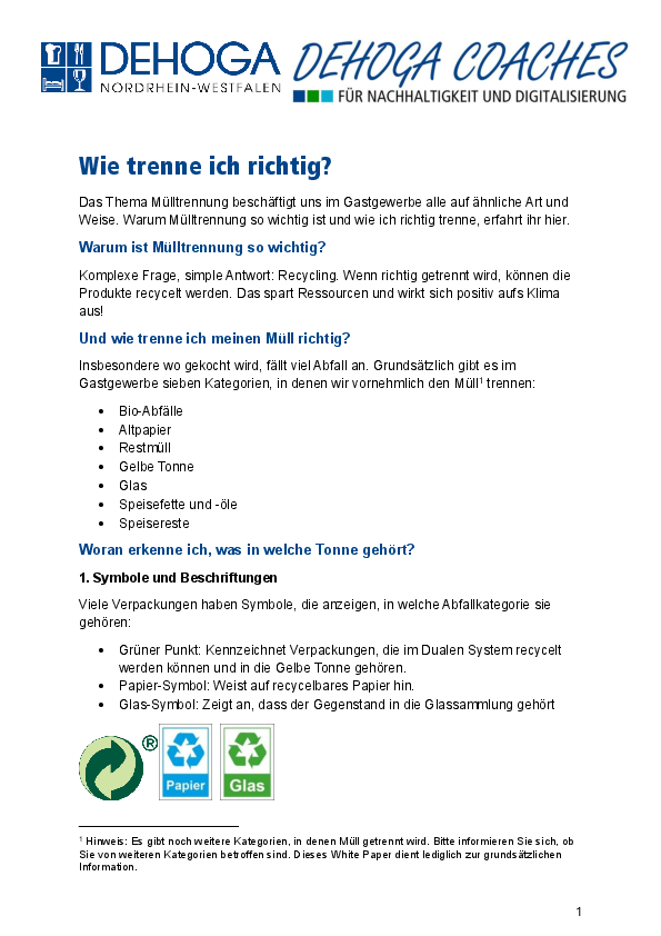 Wie trenne ich richtig? So gelingt die Mülltrennung!